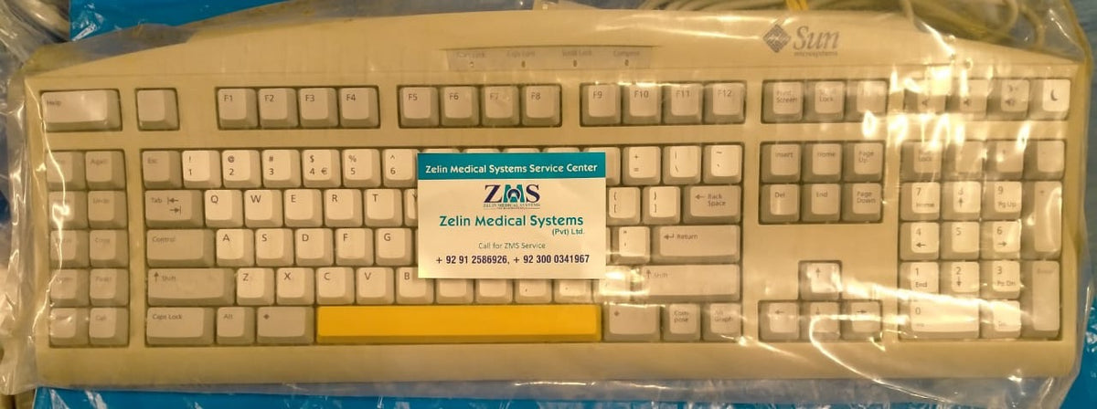 Sun 320-1271 Type-6 USB Keyboard, US (Canadian) Layout (part of X3531A – Zelin Medical Systems
