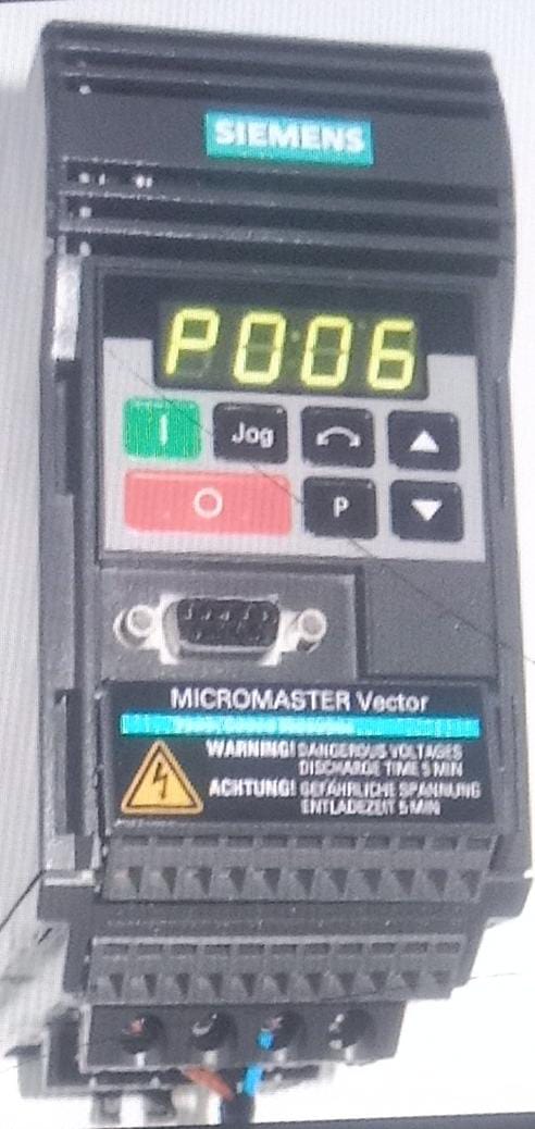 Siemens 6SE3211-1DA40 Micromaster Vector Frequency Converter 0.5HP ...